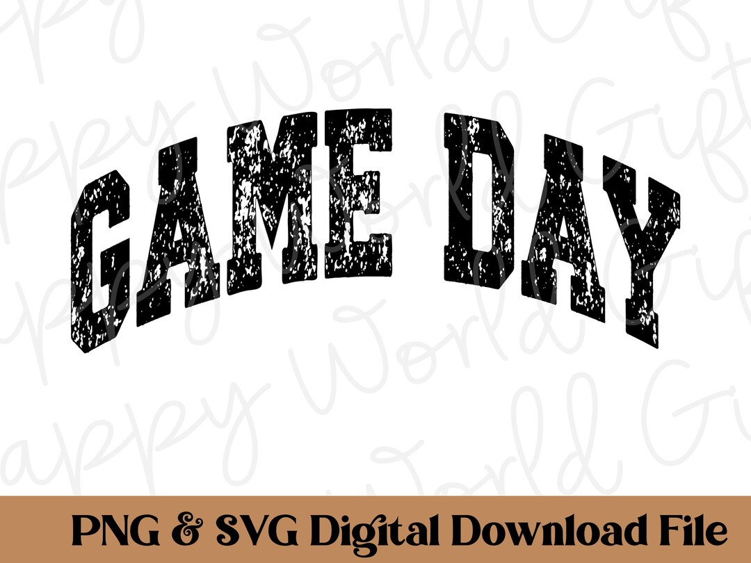 Game Day Varsity Png Svg Digital File, Game Day Svg, Sport Png ...