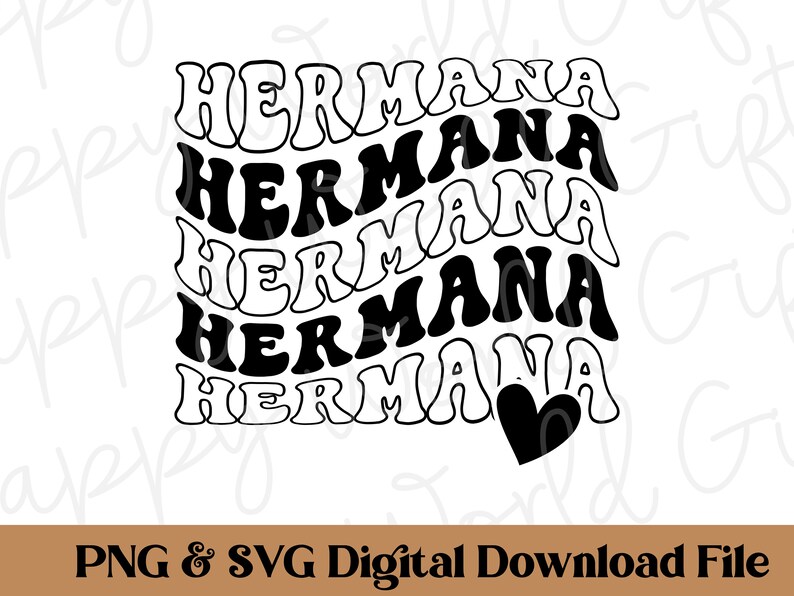 Hermana Svg, Hermana Png, Baby Reveal Svg, Hermana Shirt Design ...