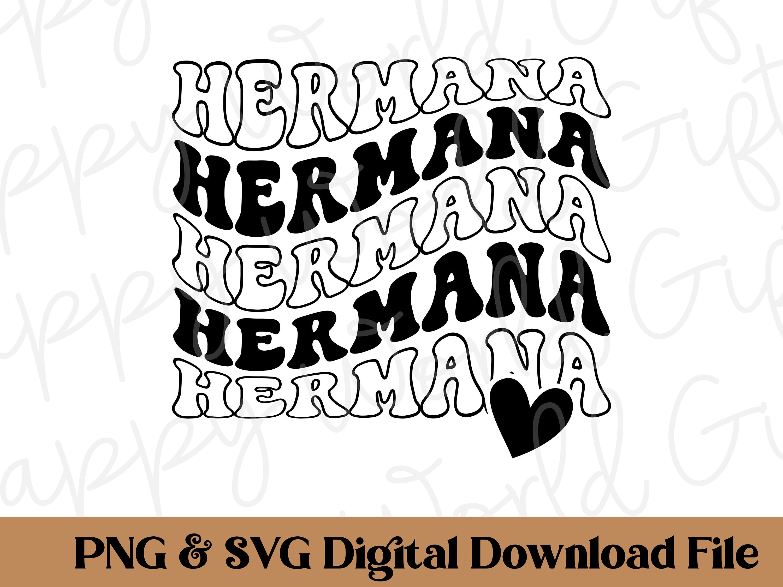 Hermana Svg, Hermana Png, Baby Reveal Svg, Hermana Shirt Design ...