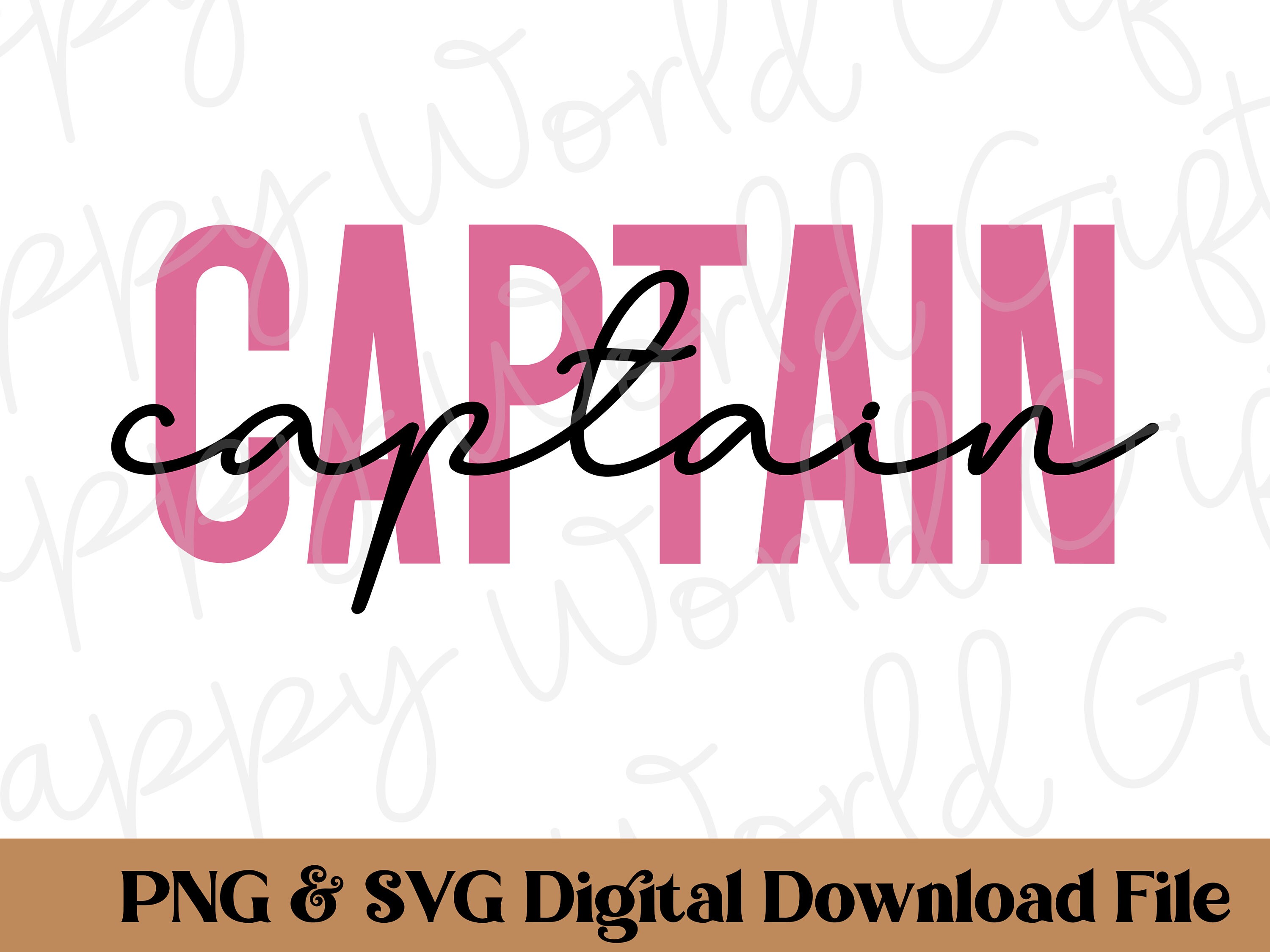 Captain Svg, Captain Png, Captain Father Svg, Instant Svg, Digital ...