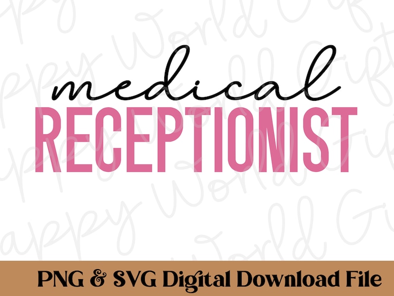 Medical Receptionist Svg, Receptionist Svg, Medical Receptionist Png ...