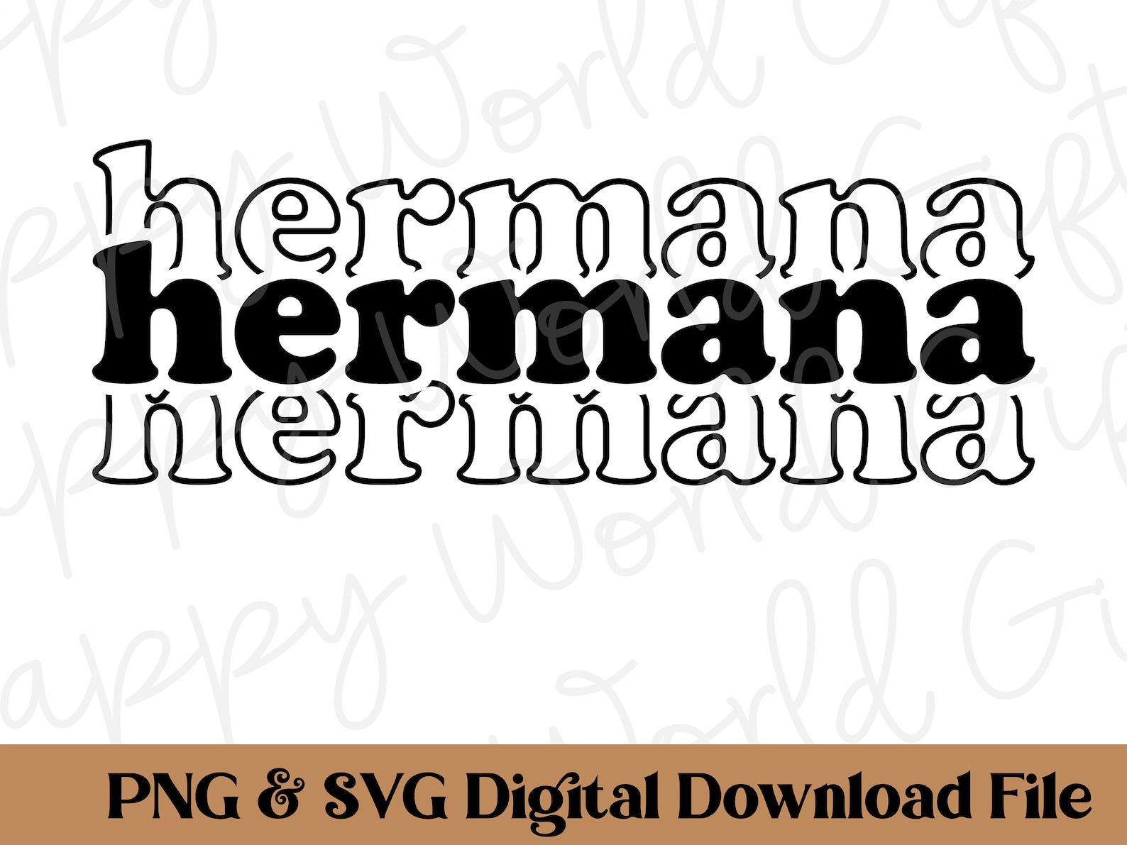 Hermana Svg, Hermana Png, Baby Reveal Svg, Hermana Shirt Design ...