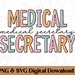 Medical Secretary Svg, Medical Assistant Png, Medical Svg, Medical Life ...