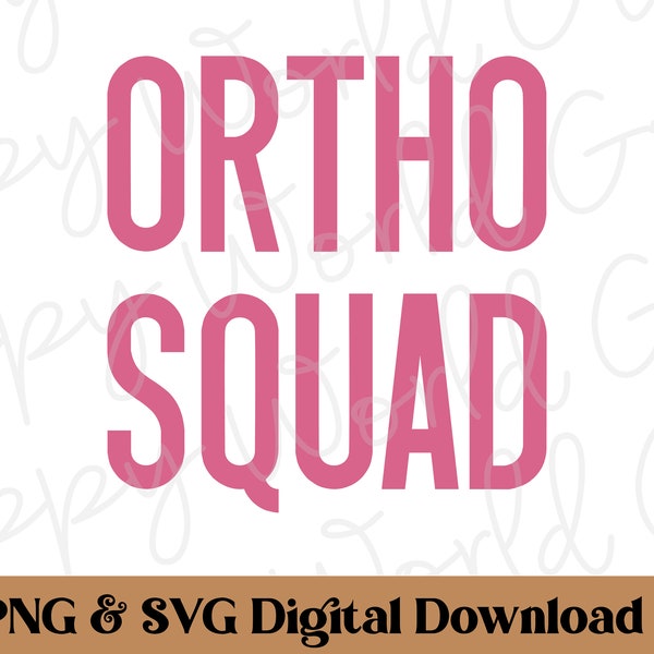 Ortho Svg - Etsy