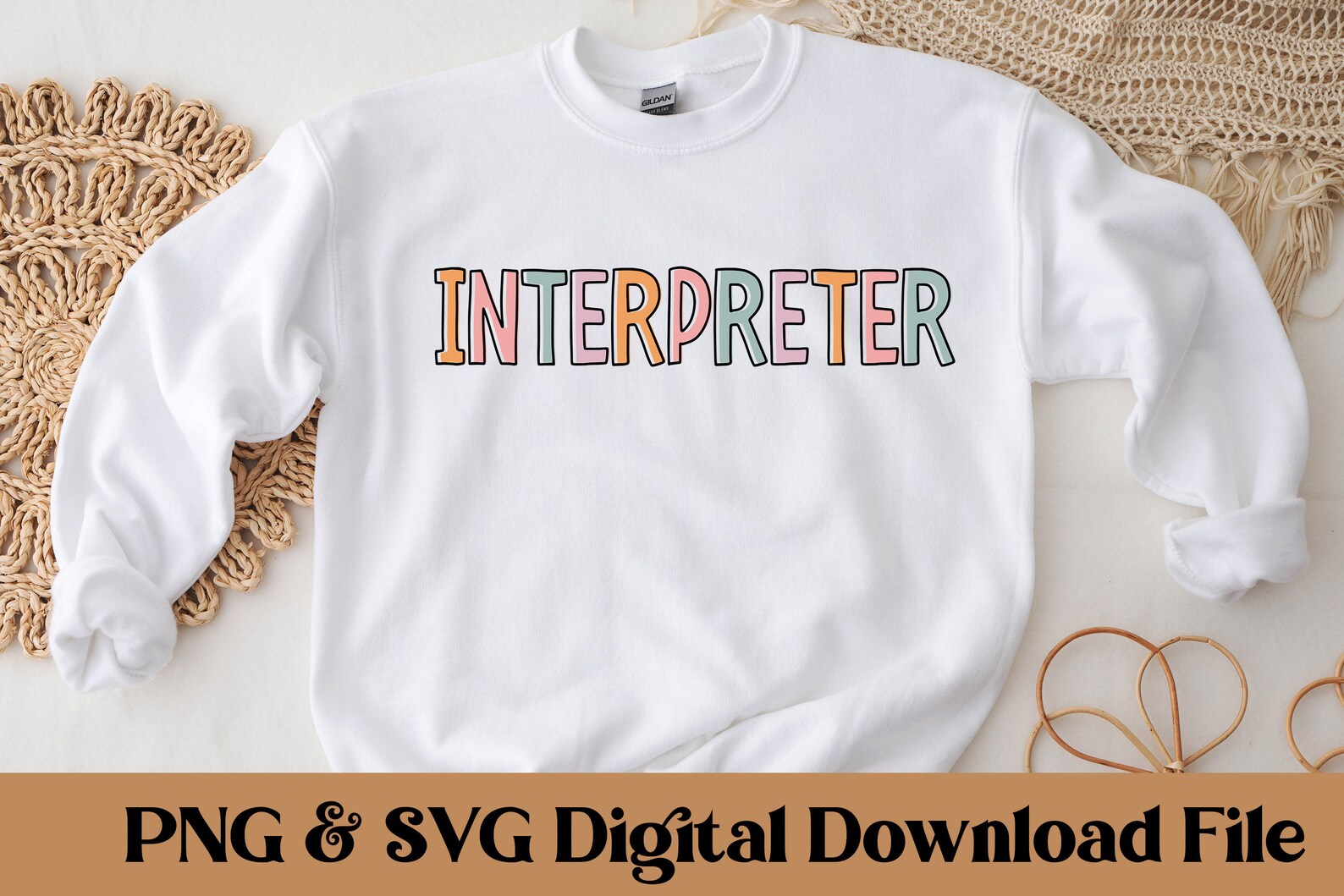 Interpreter PNG, Interpreter SVG, ASL Interpreter Svg, Digital Sign ...