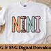 Nini Svg, Nini Png, Blessed Grandma SVG, Gigi Svg, Gigi Png, Blessed ...