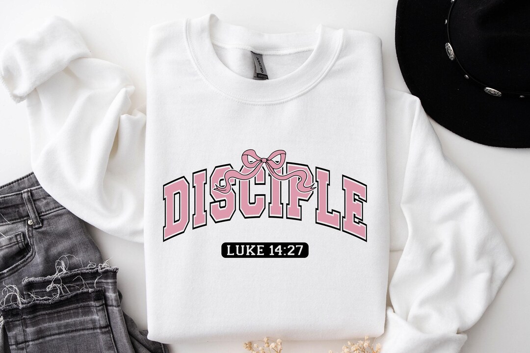 Disciple Png Svg, Christian Png, Varsity Png, Coquette Svg, Bible Verse ...