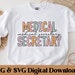 Medical Secretary Svg, Medical Assistant Png, Medical Svg, Medical Life ...