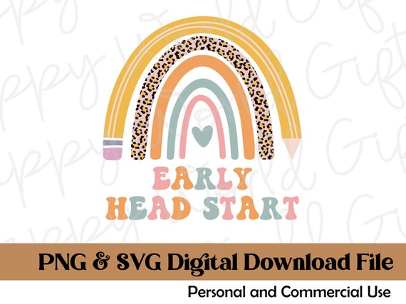 Early Head Start PNG Early Head Start Svg Back to School - Etsy