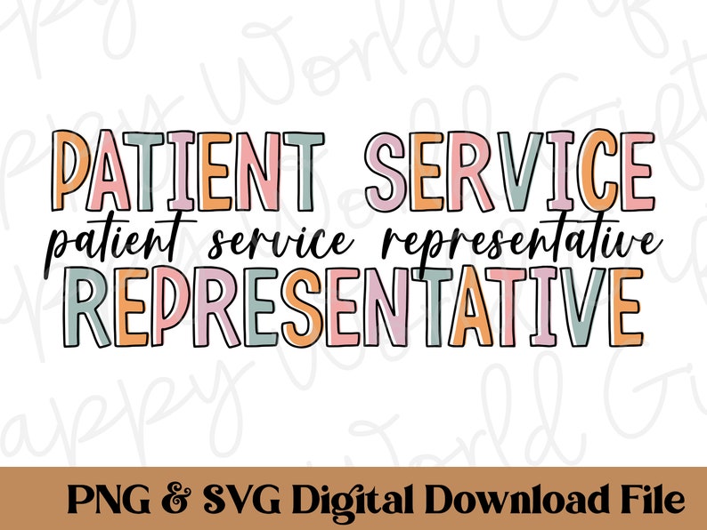 Patient Service Representative Svg, Patient Care Technician Svg ...