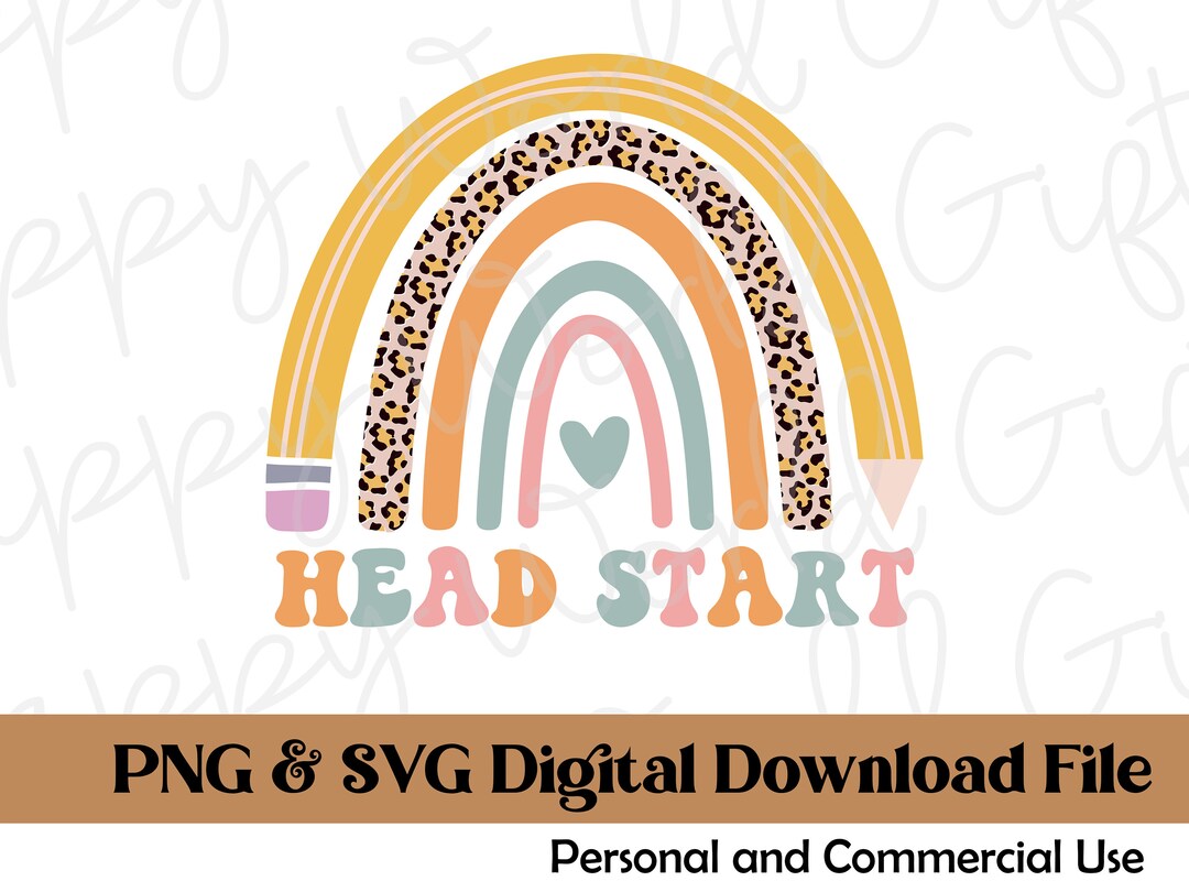 Head Start PNG, Head Start Svg, Back to School Design, Sublimation ...