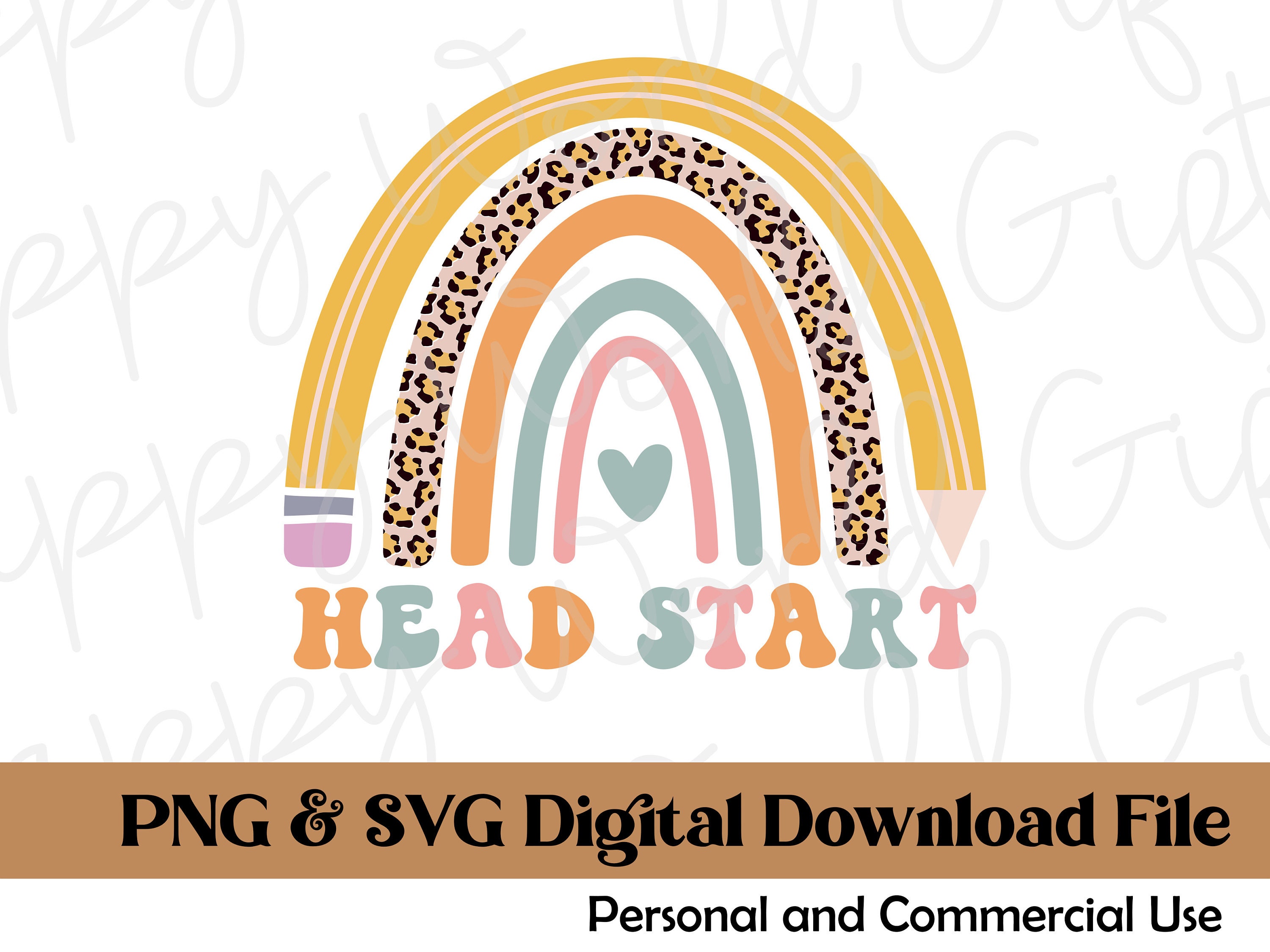 Head Start PNG, Head Start Svg, Back to School Design, Sublimation ...