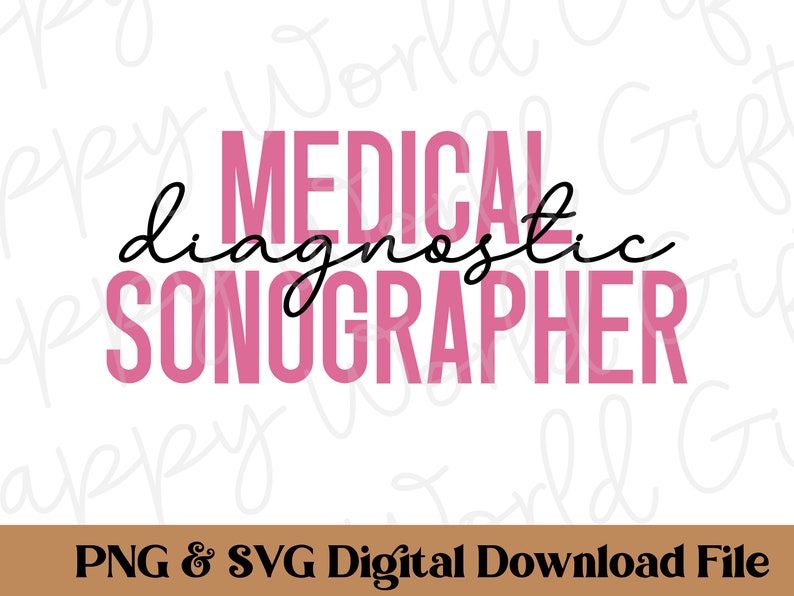 Diagnostic Medical Sonographer Svg, Sonographer Svg, Radiologist Png ...