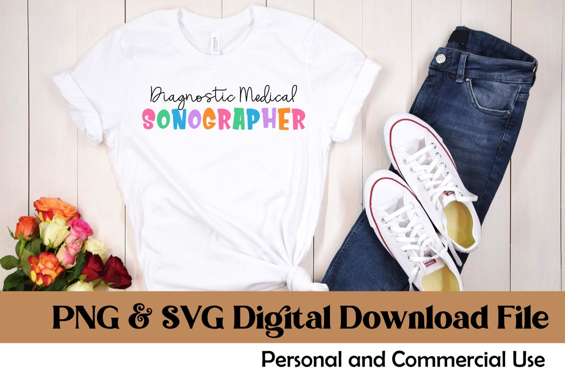 Diagnostic Medical Sonographer Svg Png Cut File, Sonographer Svg Png ...