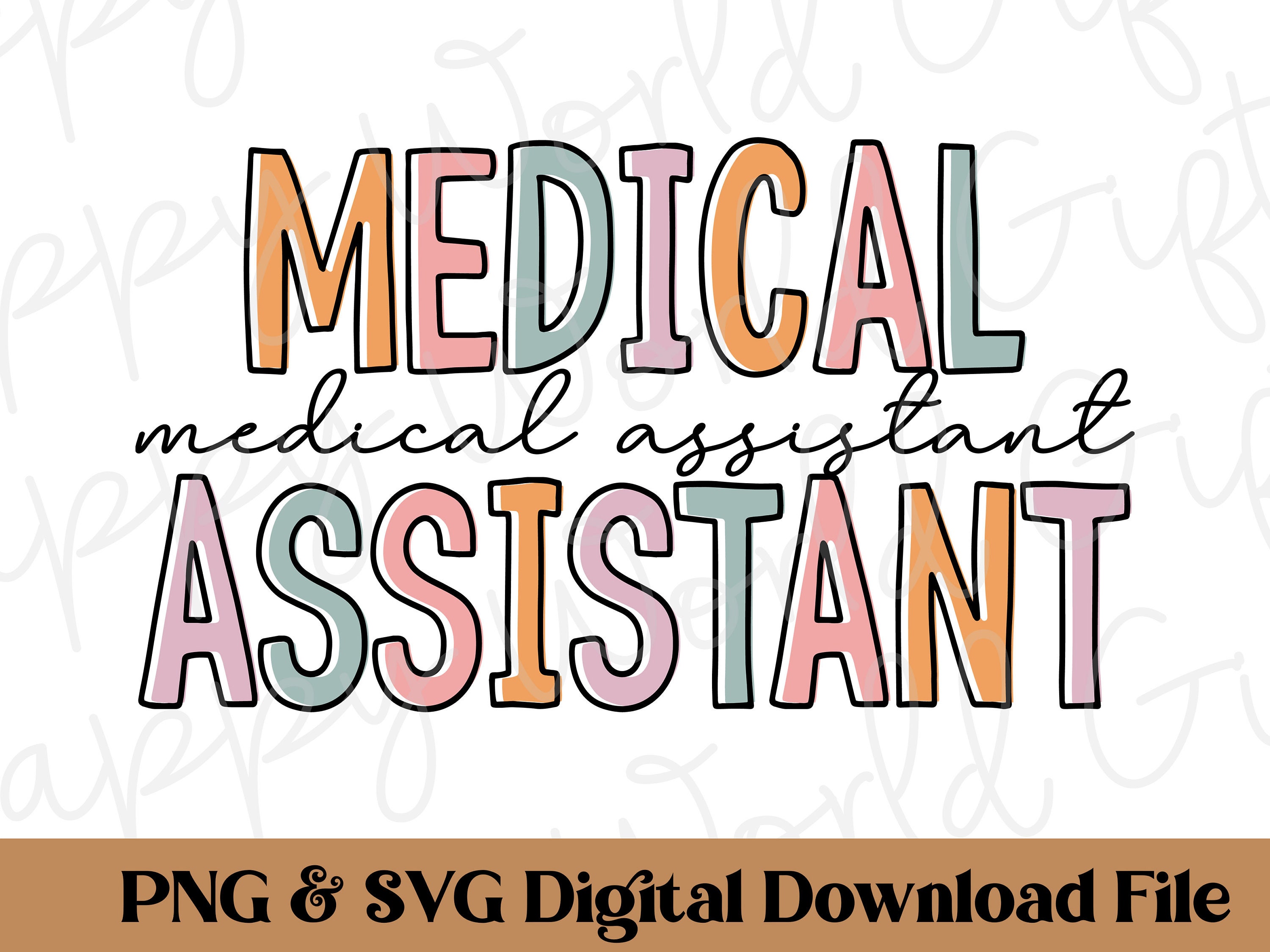 Medical Assistant Svg Medical Assistant Png Medical Svg - Etsy