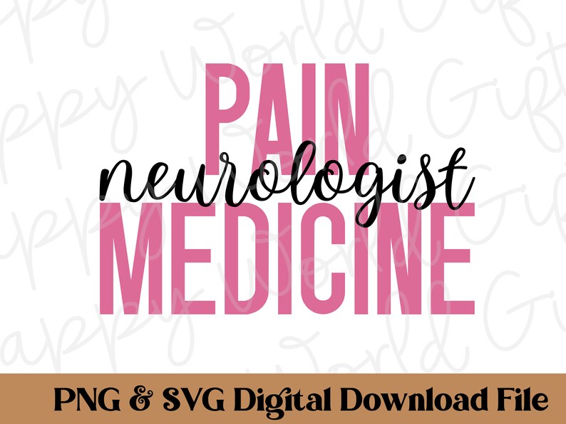 Pain Medicine Neurologist Svg, Neurology Png, Neuro Nurse Svg ...
