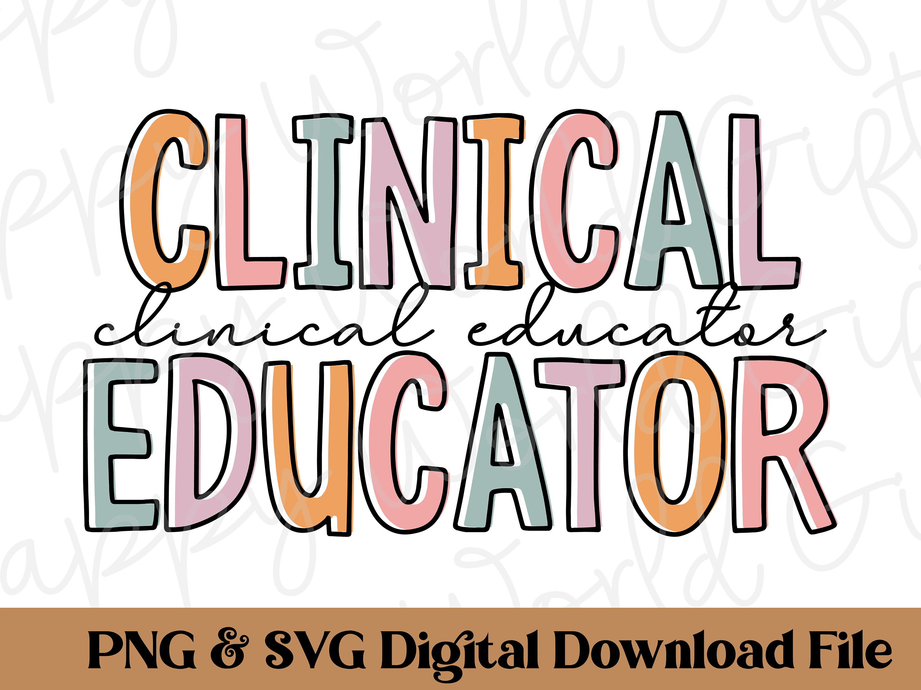 Clinical Educator Svg Png Cut File, Clinical Educator Svg Png, Clinical ...
