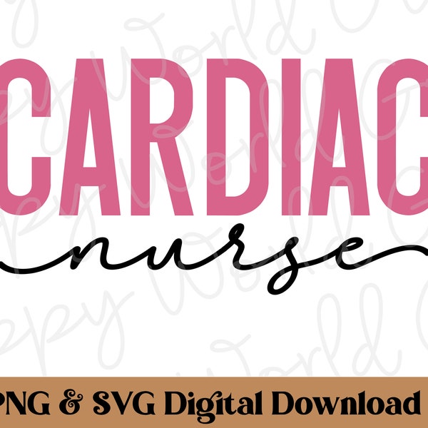 Cardiac Nurse - Etsy