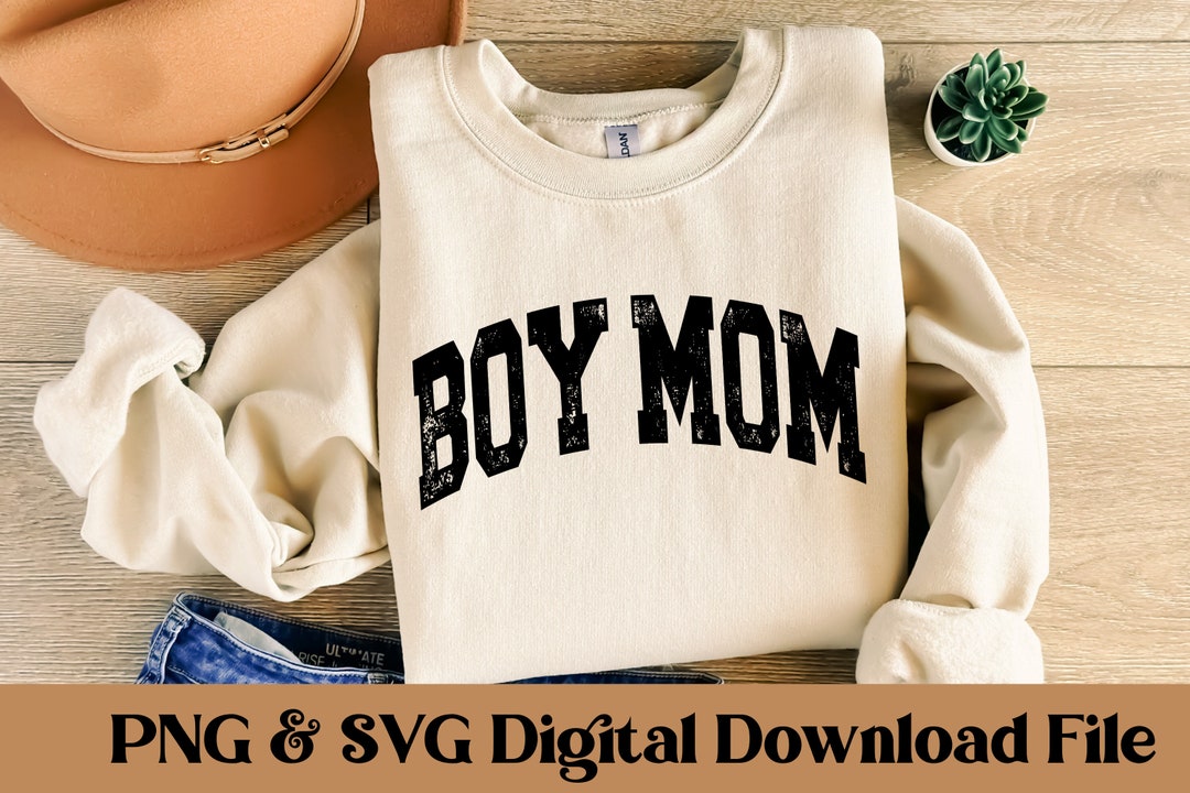 Boy Mom SVG, Boy Mama SVG, Varsity Boy Mom Svg, Boy Mom Shirt Svg, Mom ...