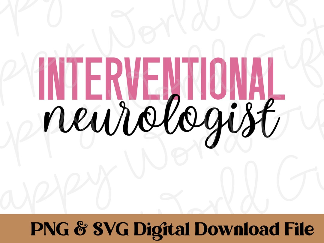Interventional Neurologist Svg, Neurology Png, Neuro Nurse Svg ...