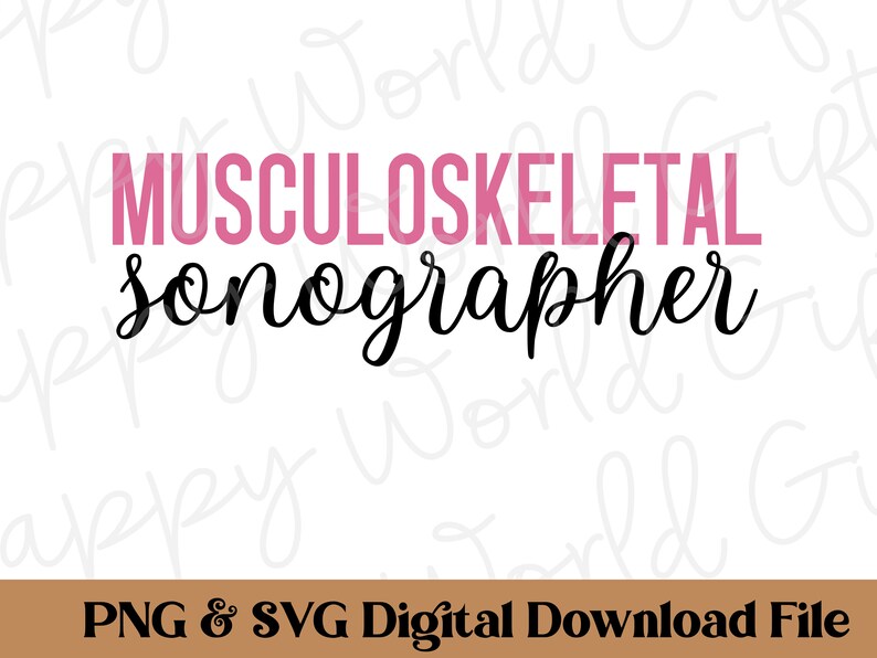 Musculoskeletal Sonographer Svg, Sonographer Svg, Radiologist Png ...