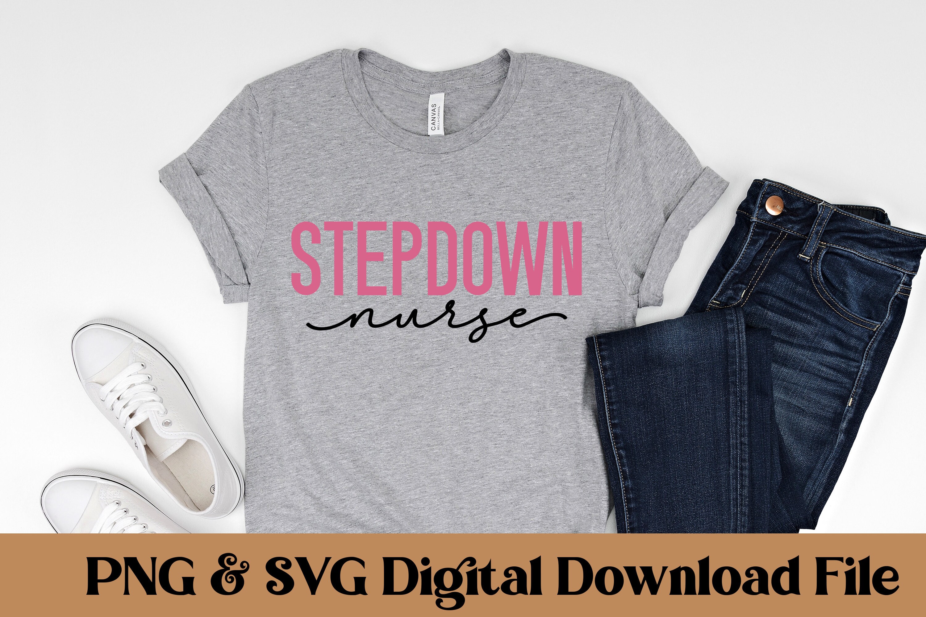 Stepdown Nurse Svg, Step-down Unit Svg, Step Down Nurse Design, PCU ...