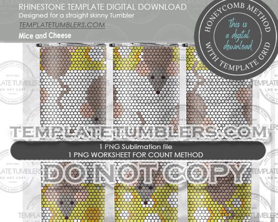 Mice Rhinestone Tumbler Template, Mouse Tumbler Template, Mice Template ...