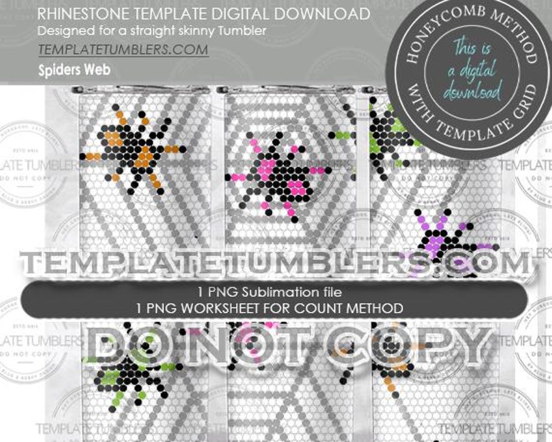 Spiders Rhinestone Template, Spider Template, Rhinestone Template ...