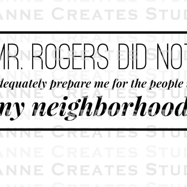 Mr Rogers Svg - Etsy