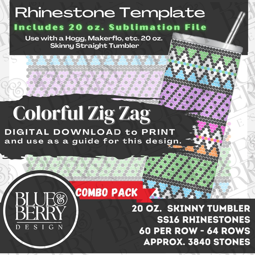 Rhinestone Pattern Sublimation Pattern Rhinestone Template - Etsy