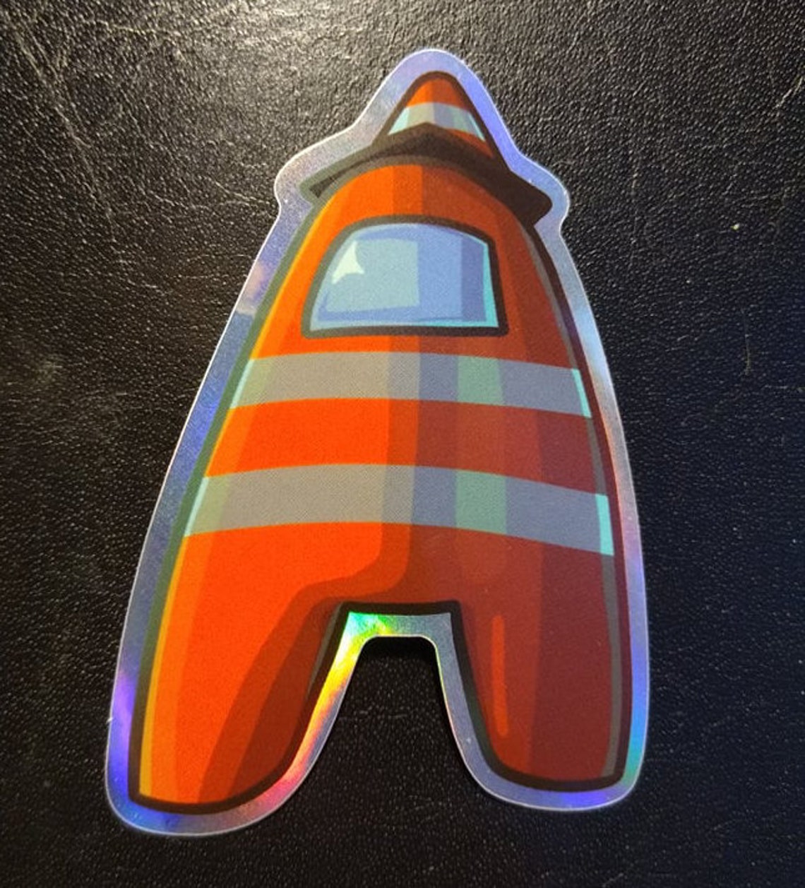 Among Us Traffic Cone Crewmate 3" Sticker - Etsy