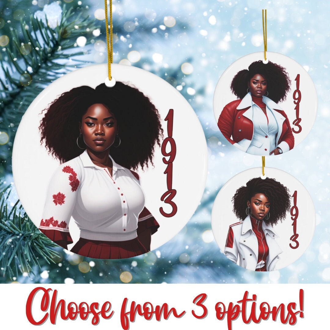 Delta Sigma Theta Sorority Inspired Christmas Tree Holiday - Etsy