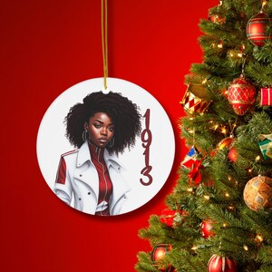 Delta Sigma Theta Sorority Inspired Christmas Tree Holiday - Etsy