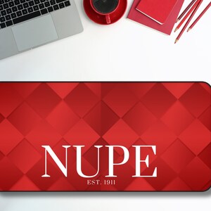 NUPE 1911 Greek Gift Kappa Alpha Psi Fraternity Large Neoprene Desk Mat ...