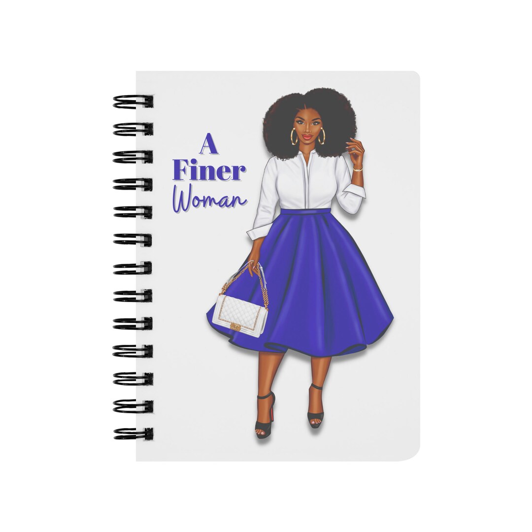 Zeta Phi Beta Inspired Sorority Spiral Notebook 5in X 7in A - Etsy