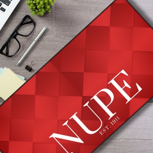 NUPE 1911 Kappa Alpha Psi Fraternity Large Neoprene Desk Mat Mouse Pad ...