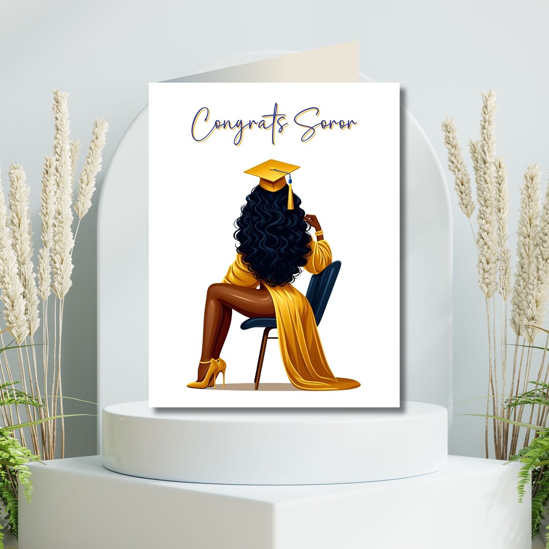 Sigma Gamma Rho Sorority Graduation Congrats Announcement Invitation ...