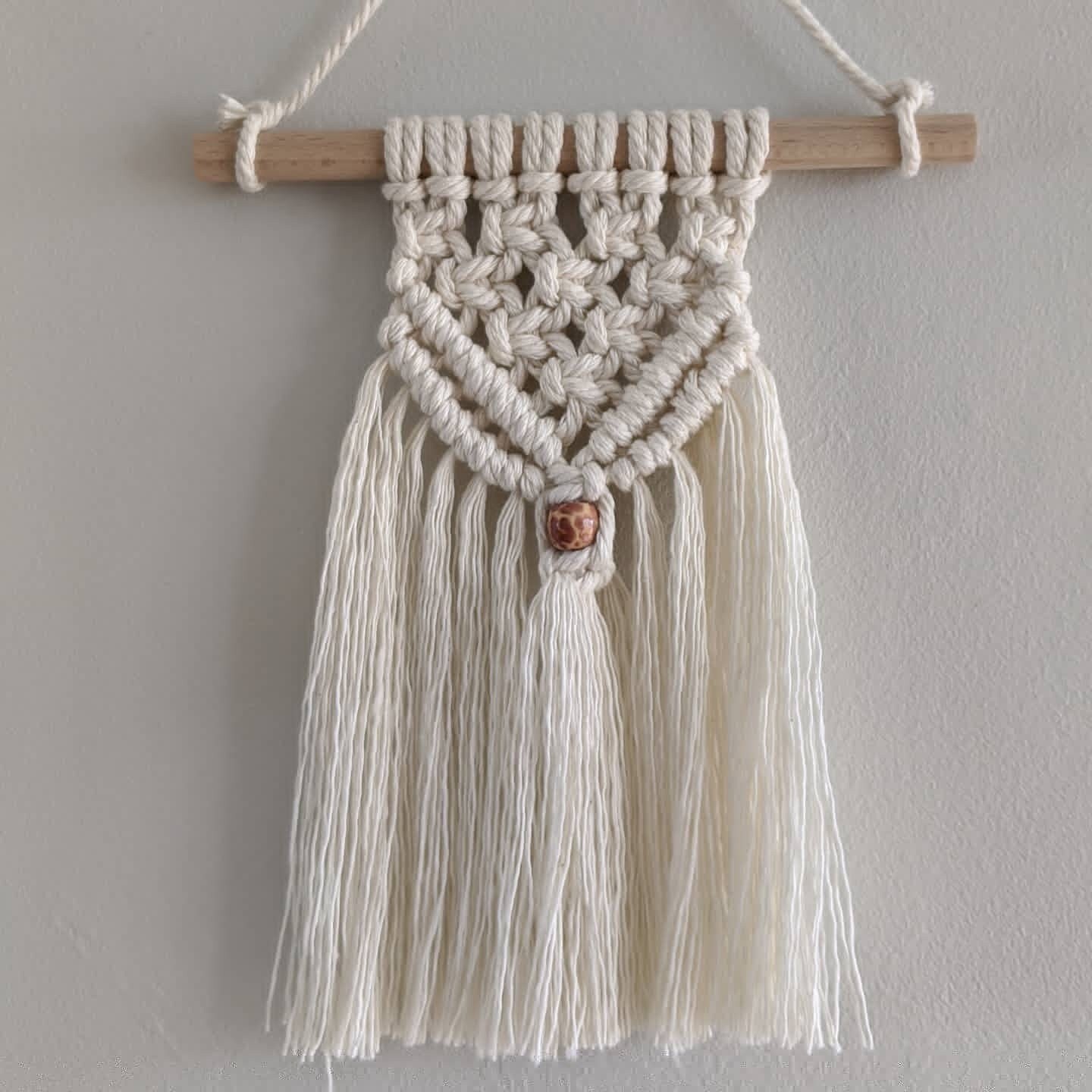 Miniature Macrame Wall Hanging, Boho, Macrame, Handmade, Gift, Home ...