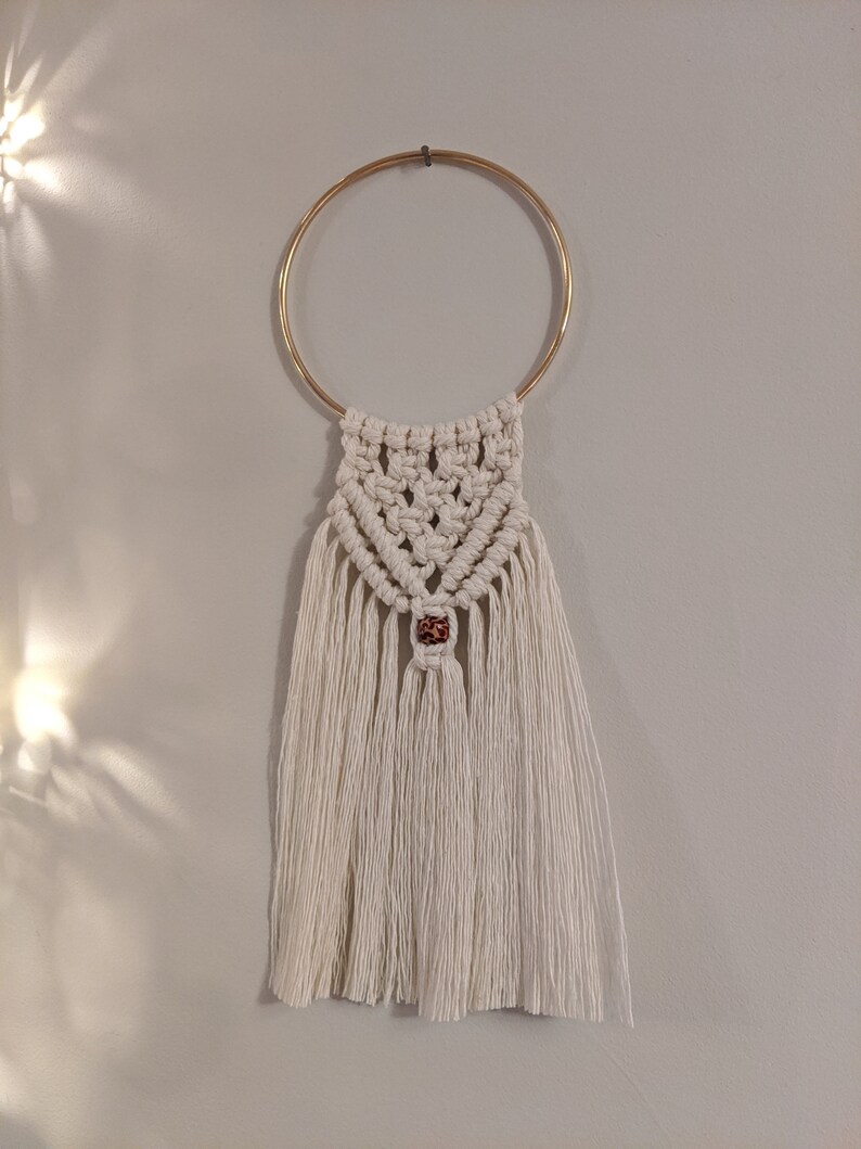 Mini Macrame Hoop Wall Hanging - Etsy