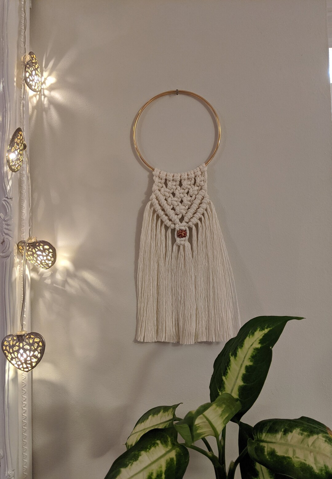 Mini Macrame Hoop Wall Hanging - Etsy