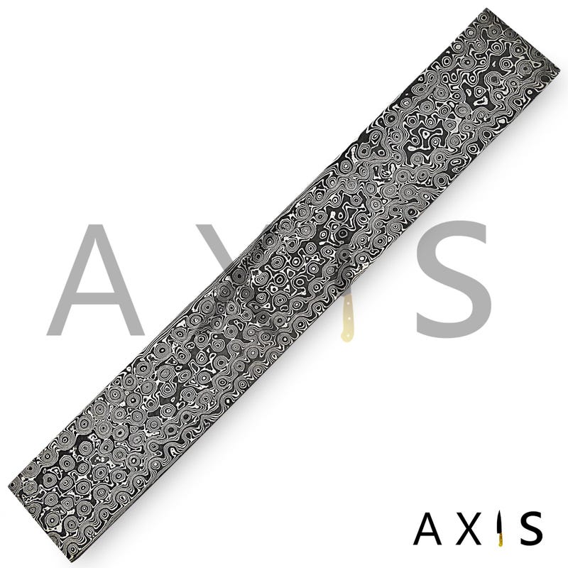 Titanium Damascus Knife - Etsy