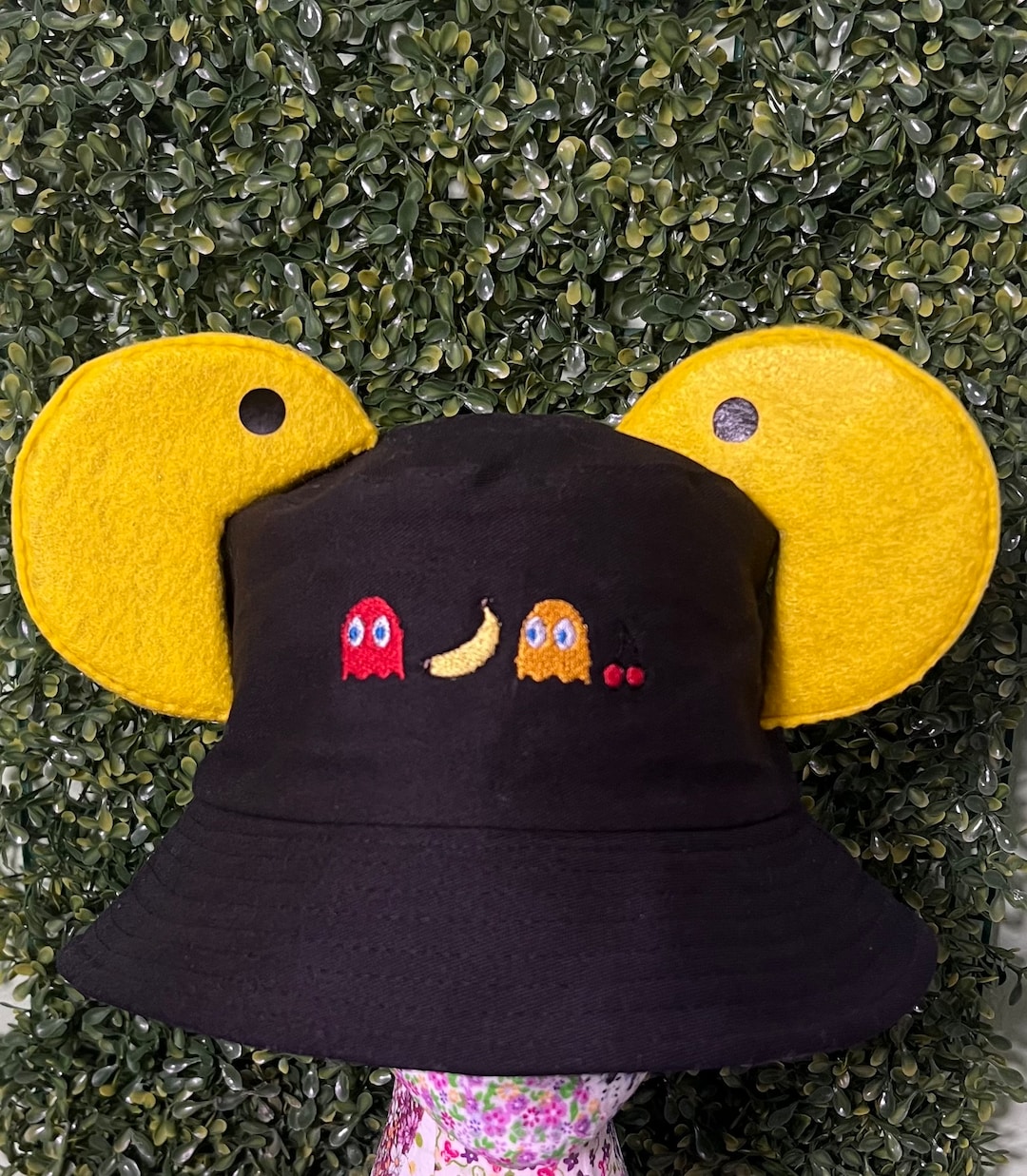 Throwback Video Games Pac-man and Ghost Embroidery Bucket Hat - Etsy