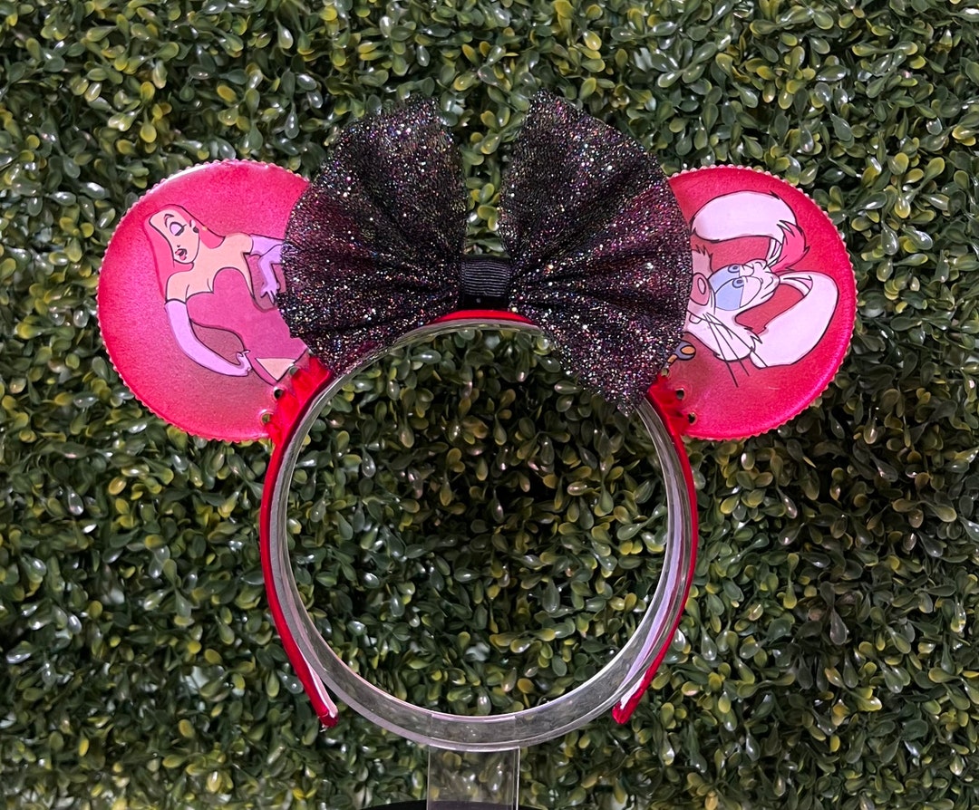 Roger and Jessica Rabbit Toon Town Resin Mouse Ears - Etsy