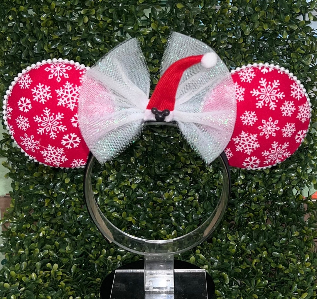 Christmas Santa Mouse Ears - Etsy