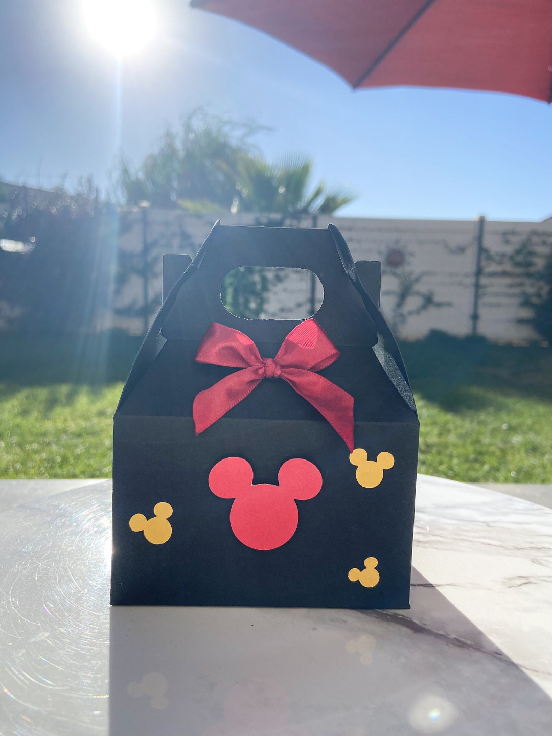 Mickey Gift Box Mouse Ears - Etsy