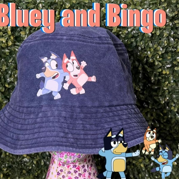 Bluey Bucket Hat - Etsy