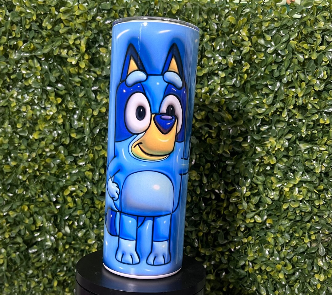 Blue Bog Bluey 20oz Sublimation Thermal Travel Cup Mug Tumblers - Etsy