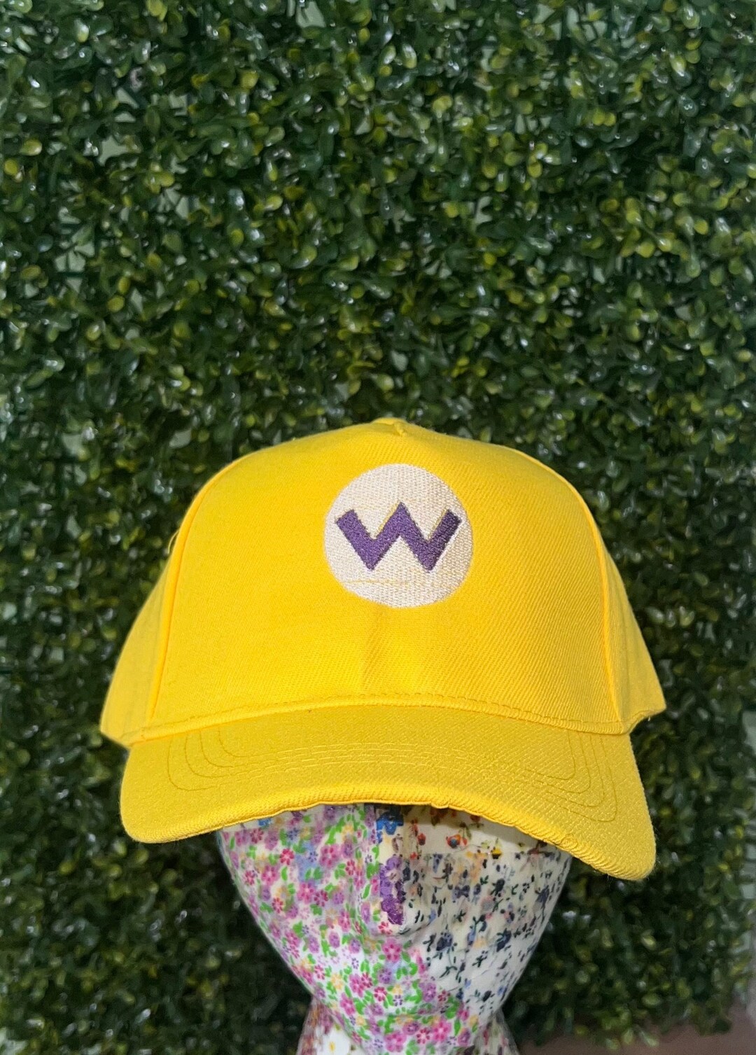 Mario and Friends Wario Embroidery Baseball Cap Hat - Etsy