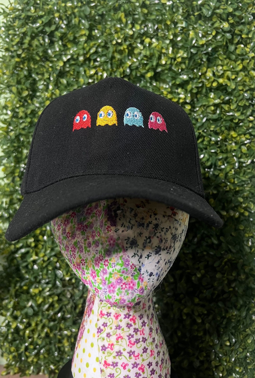 Throwback Video Game Ghost Embroidery Baseball Cap - Etsy