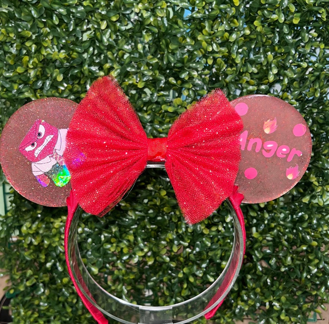 Emotion Anger Inside Out Resin Mouse Ears - Etsy